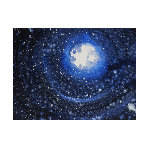 Wrought Studio " Starry Night Sky IV " Painting Print on Canvas | Wayfair
